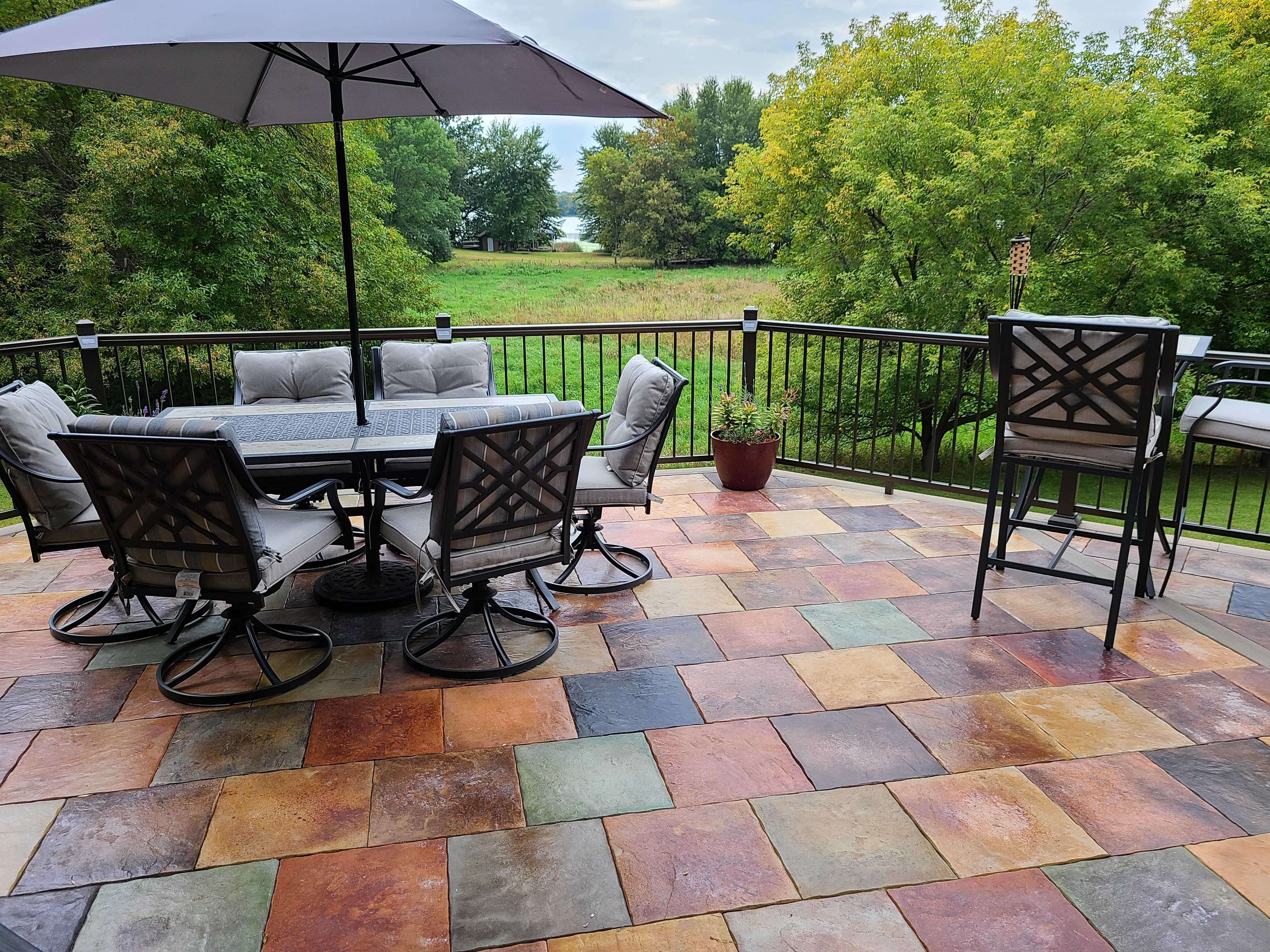 Tuscan Medley | DekTek Tile | Luxury Concrete Decking Material